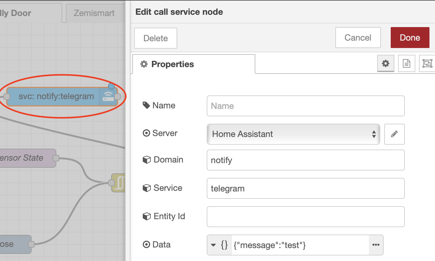 Shelly Door Window sensor with Home Assistant and Node-RED over MQTT ...