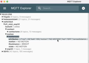 Home Assistant SwitchBot MQTT integration using D1 mini ESP32 | SwitchBot Motion Sensor ...