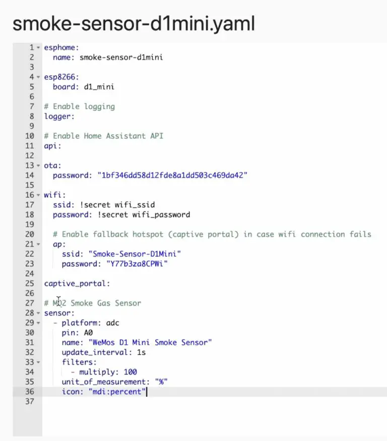 DIY Smoke Sensor for Home Assistant - Kiril Peyanski's Blog
