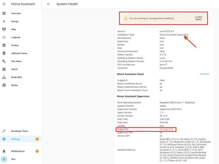 How to Install Home Assistant Supervised - OFFICIAL WAY - Kiril Peyanski's Blog