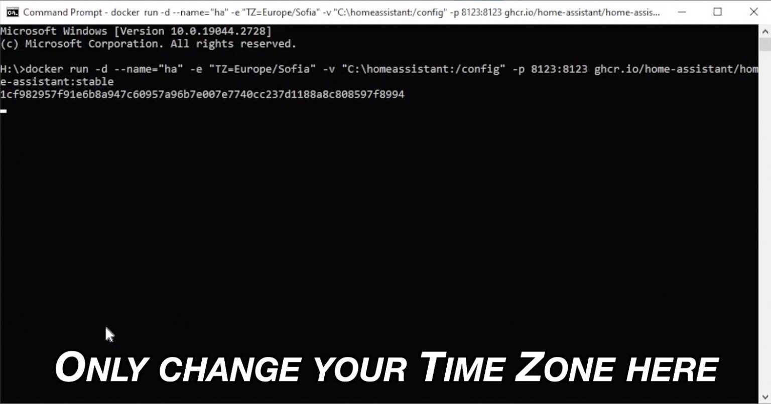 How to run Home Assistant Container on Windows using Docker - Kiril Peyanski's Blog