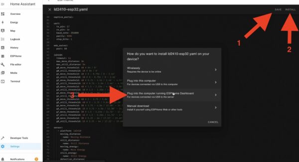 Extending LD2410 Human Presence Sensor Range with ESP32 for Home ...